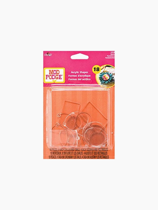 Mod Podge 3D Shapes Basics Flat & Charms - Graphic International centre