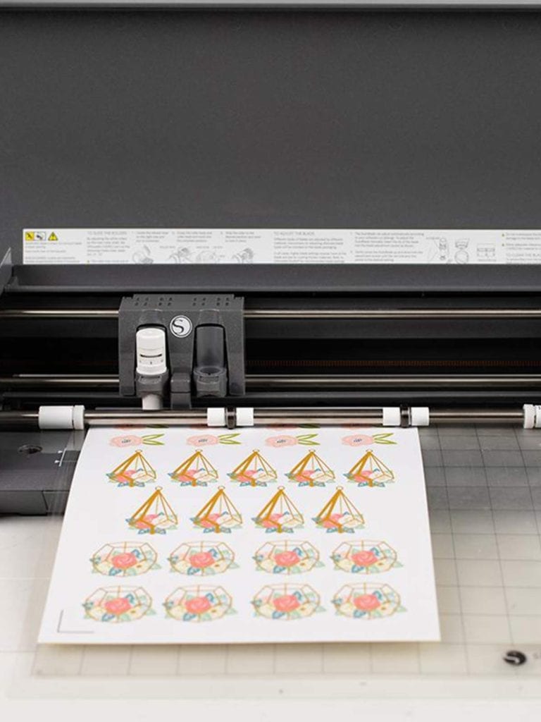 Silhouette Printable White Sticker Paper - Graphic International centre