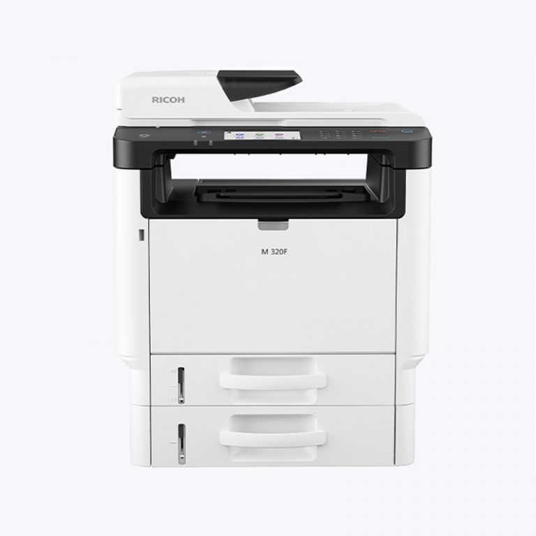 Ricoh M 320F Black and White Laser Multifunction Printer - Graphic International centre