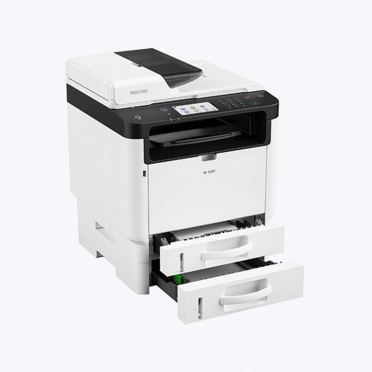 Ricoh M 320F Black and White Laser Multifunction Printer - Graphic ...